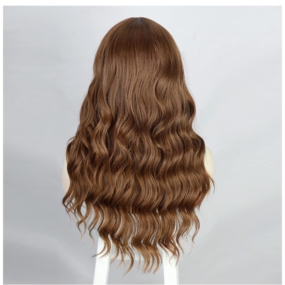 Hair | Brown Middle Part Long Wavy Wig | Poshmark